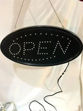 Dining | Open Business Sign Animated Motion Ultra Bright Red Blue Light ...